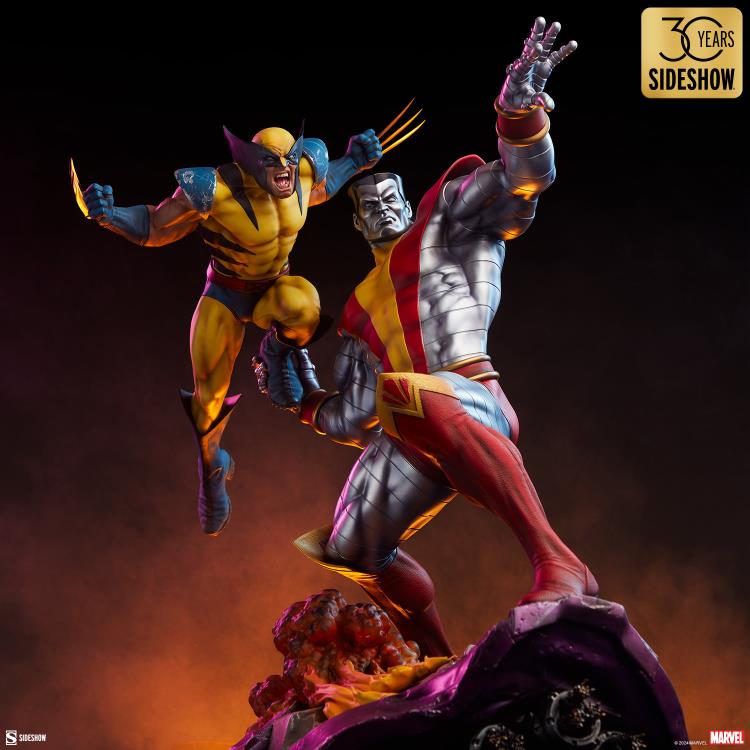 SIDESHOW COLLECTIBLES: Fastball Special - Colossus And Wolverine Statue ...