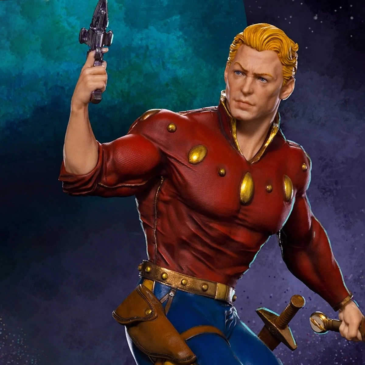 IRON STUDIOS: Statue Flash Gordon Deluxe - Defenders Of The Earth - Art ...