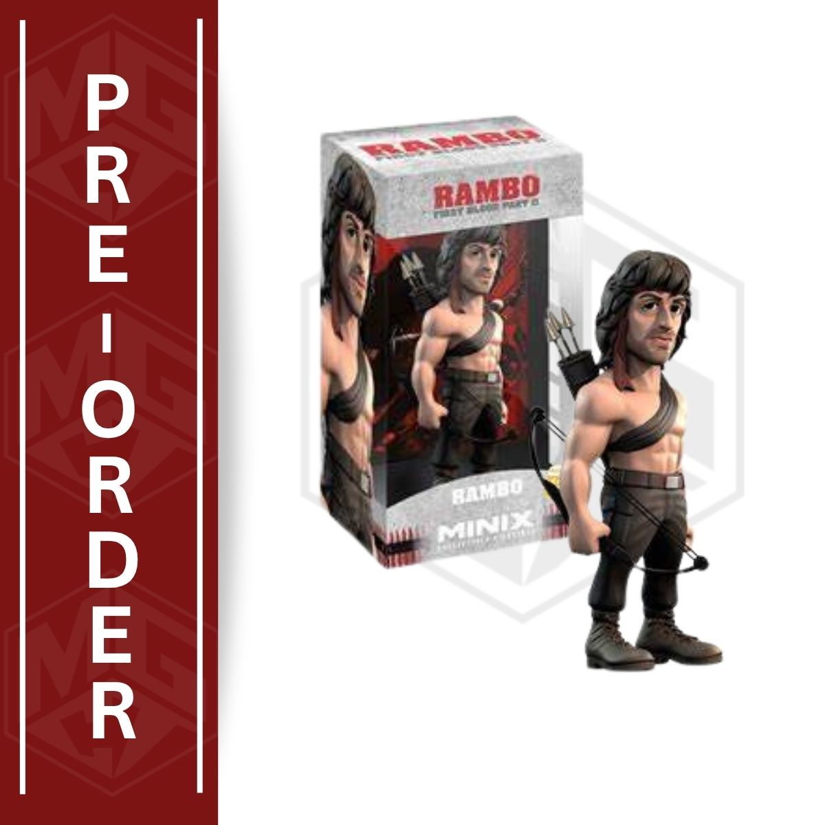 MINIX COLLECTIBLES FUFURINES: Rambo With Bow - MG Collectibles & Toys ...