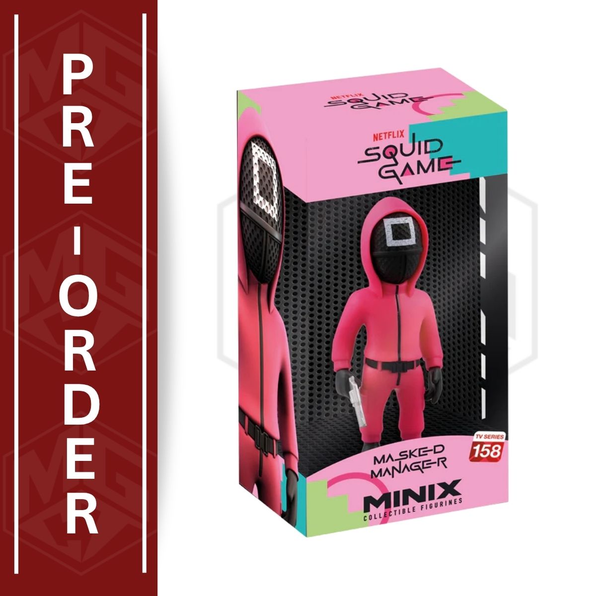 MINIX COLLECTIBLES FIGURINES: SQUID GAME Masked Square Guard - MG ...